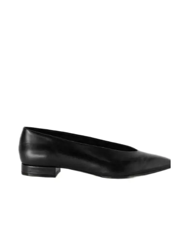 Loro Piana Rebecca Pointed-toe Ballerina Flats - Black