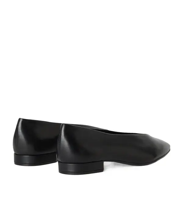 Loro Piana Rebecca Pointed-toe Ballerina Flats - Black