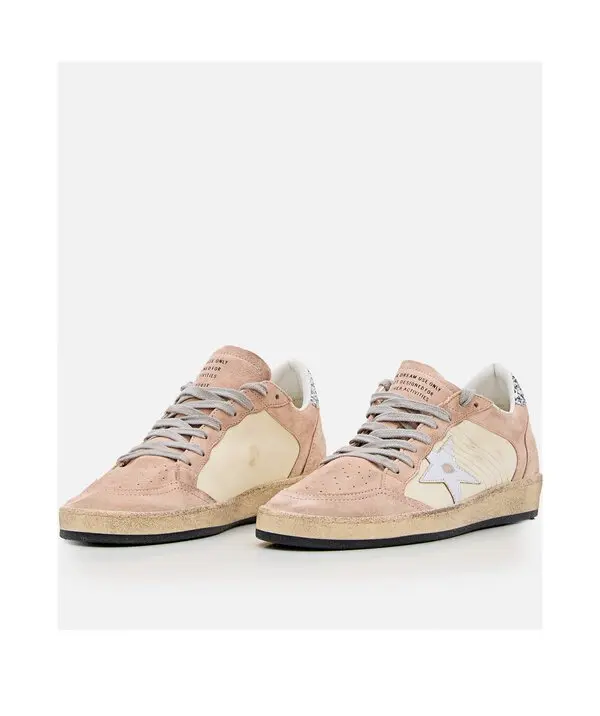 GOLDEN GOOSE Ballstar Glitter-embellished Sneakers