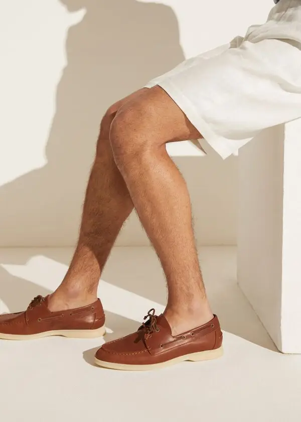 Loro Piana Lace-up Flat Shoes