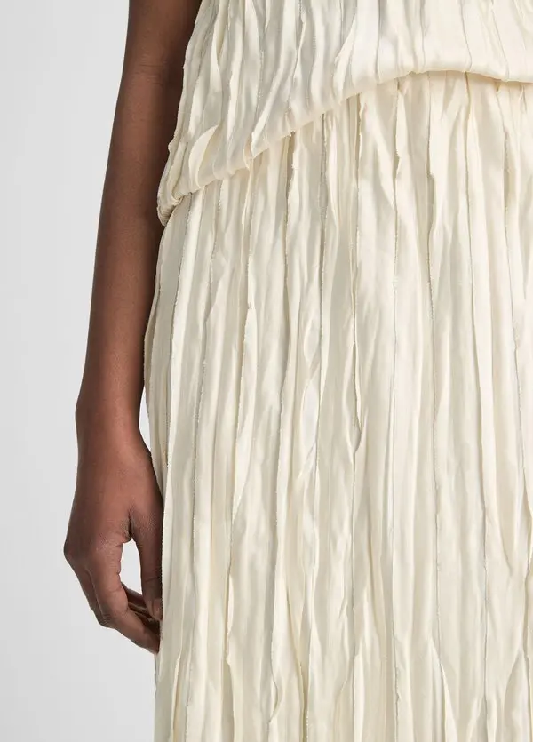 Vince Satin Midi Skirt