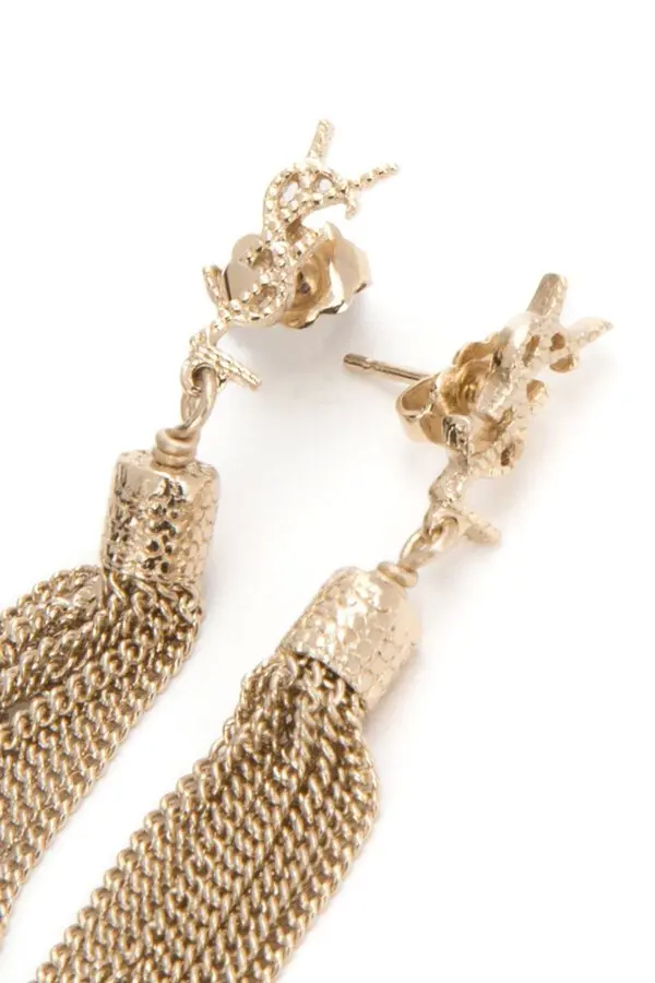 Saint Laurent Loulou Tassel Earrings