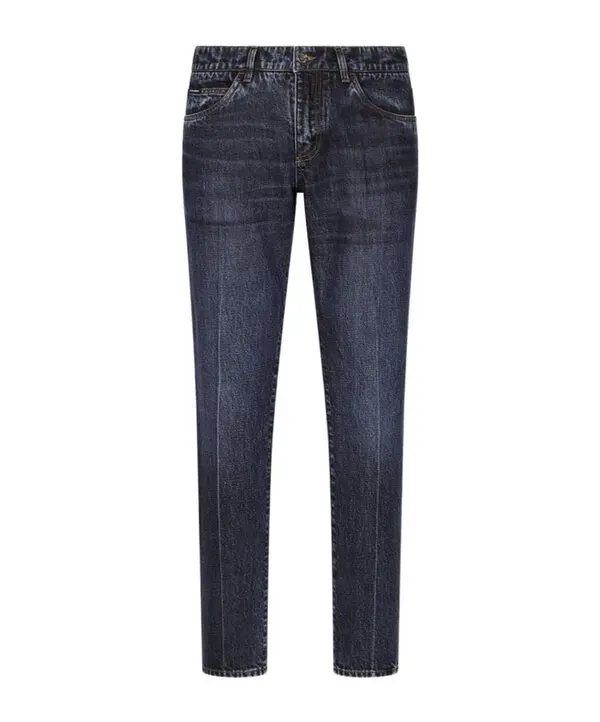 Dolce & Gabbana Slim-fit Jeans With Logo Detail