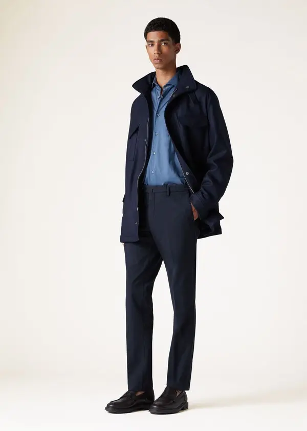 Loro Piana Buckle Long-sleeved Shirt