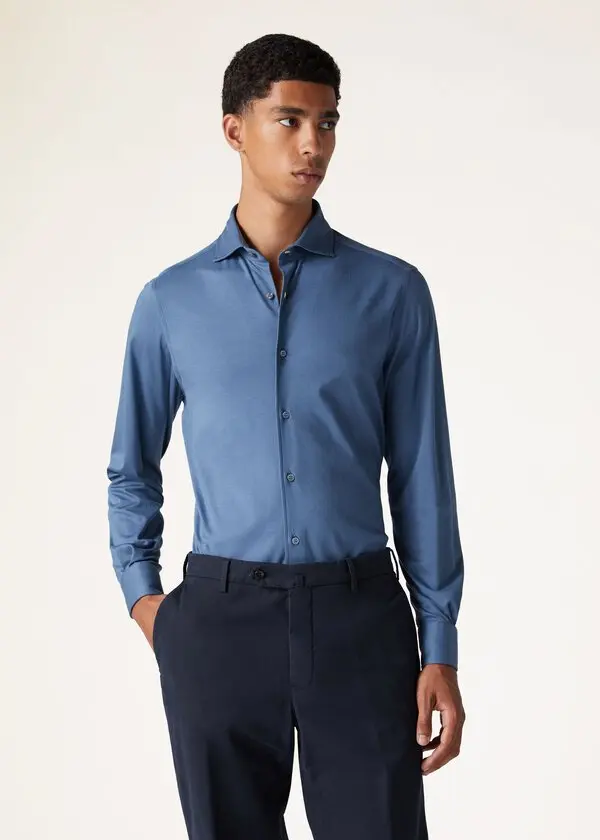 Loro Piana Buckle Long-sleeved Shirt