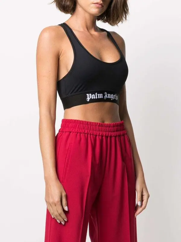 Palm Angels Logo-print Sports Bra