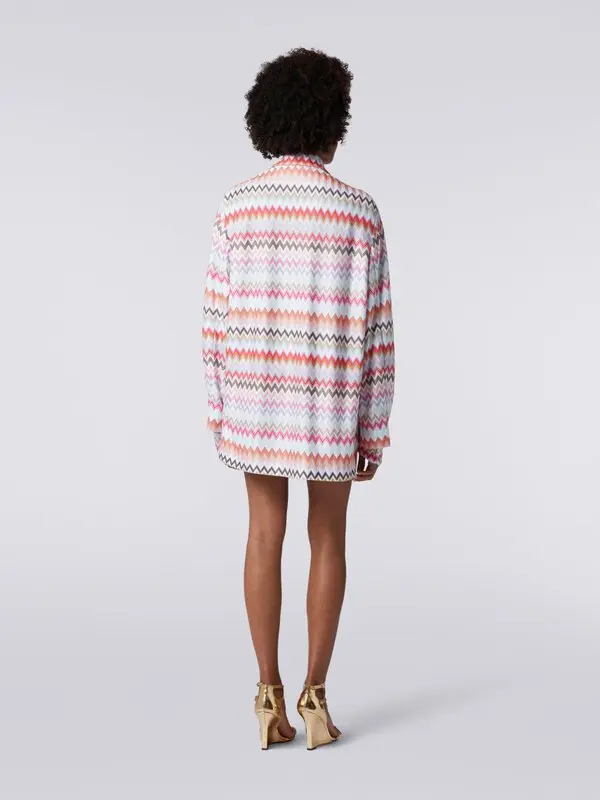 Missoni Zigzag Double-breasted Tailored Blazer