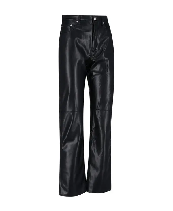 Nanushka High-rise Straight-leg Pants