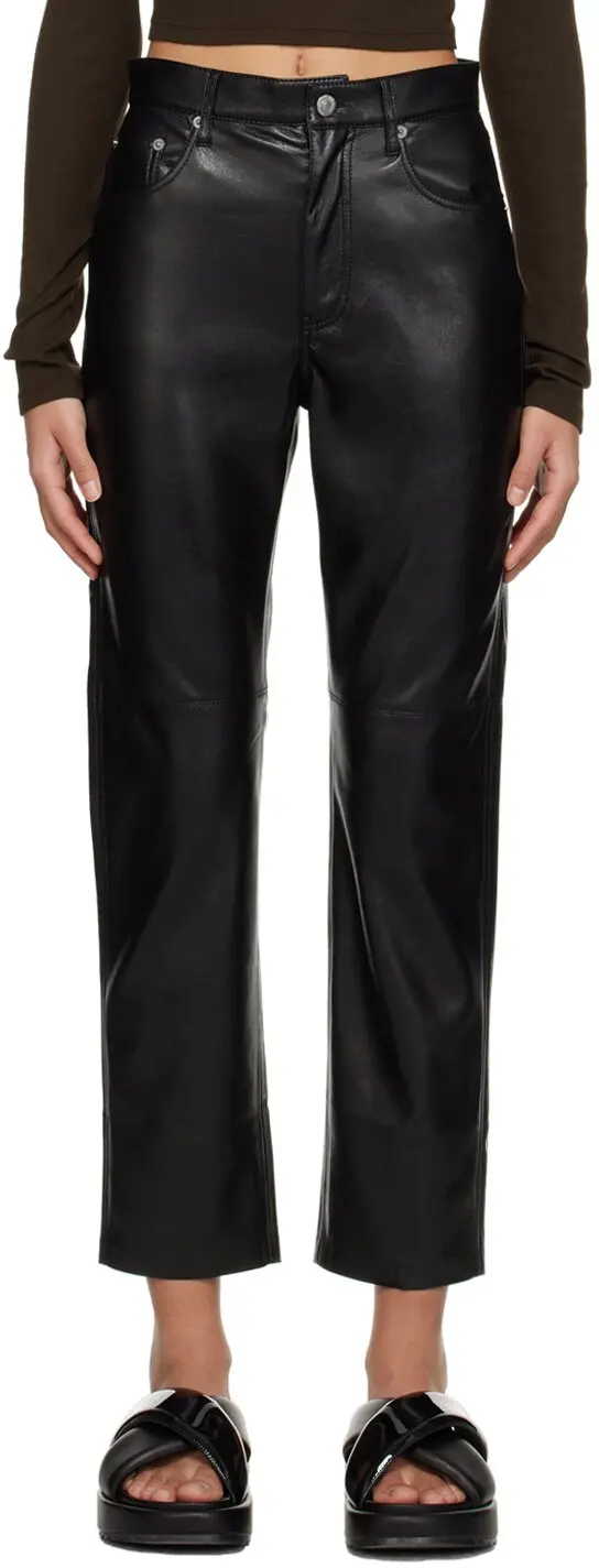 Nanushka High-rise Straight-leg Pants
