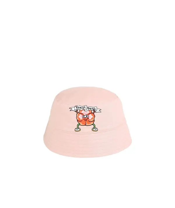 Kenzo Logo Double-sided Fisherman's Hat - Nude