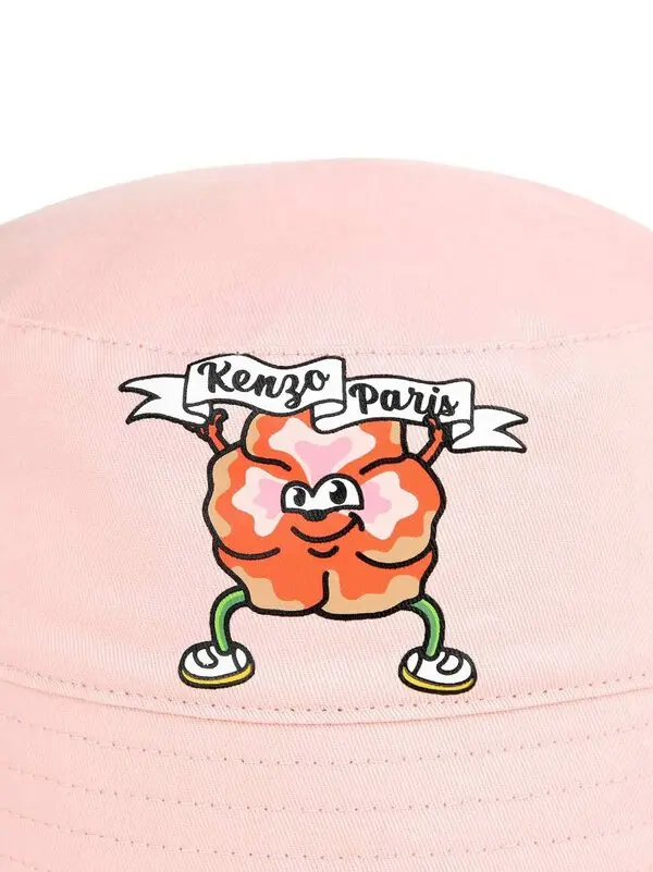 Kenzo Logo Double-sided Fisherman's Hat