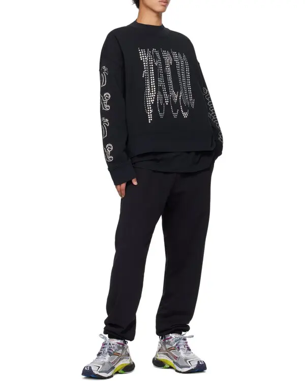 Palm Angels Logo Printed Jogging Pants