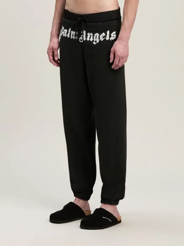 Palm Angels Logo Printed Jogging Pants