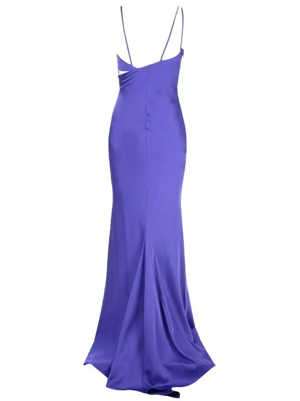Attico Melva Asymmetrical Maxi Dress