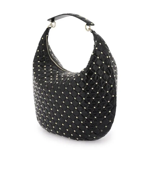 Valentino Garavani Rockstud Spike Zip-up Shoulder Bag