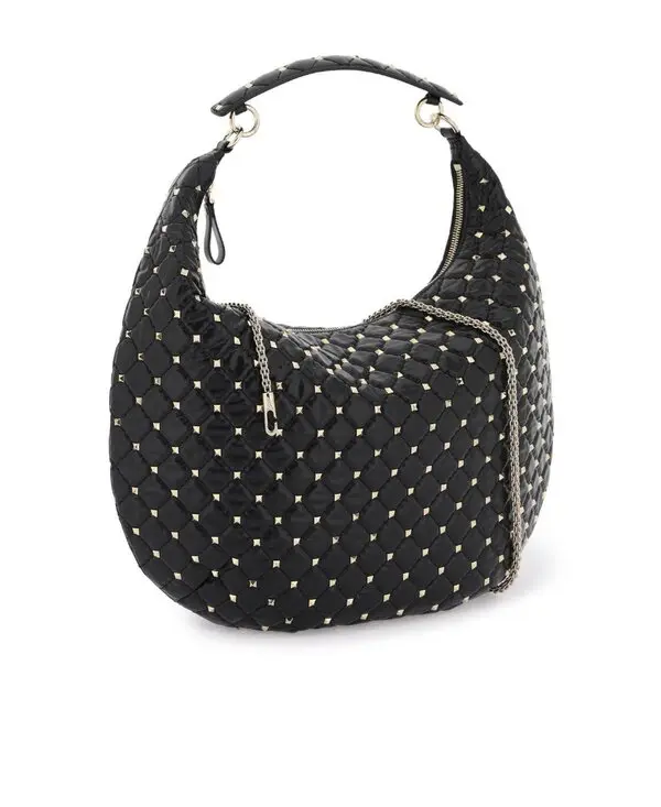 Valentino Garavani Rockstud Spike Zip-up Shoulder Bag