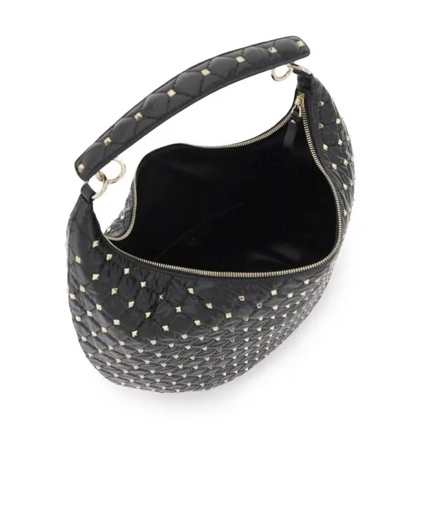 Valentino Garavani Rockstud Spike Zip-up Shoulder Bag