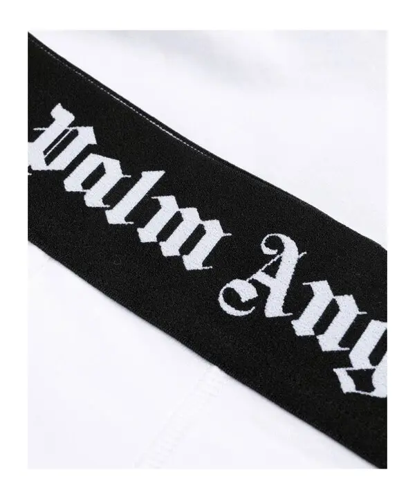 Palm Angels Elastic Logo Waist Pack Of Two Boxers