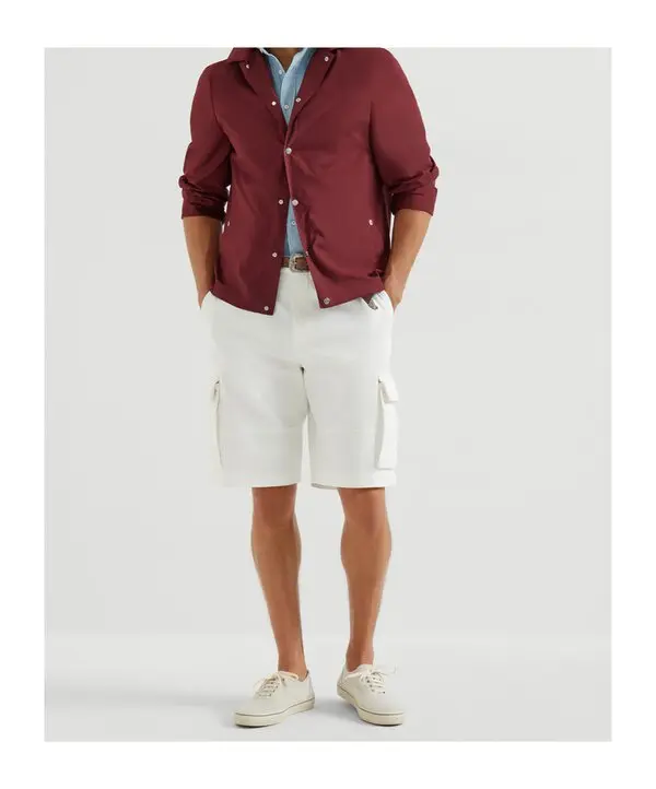 Brunello Cucinelli Cotton Cargo Shorts
