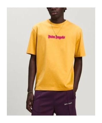 Palm Angels Logo Embroidered Crewneck T-shirt
