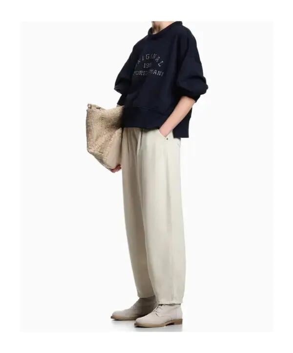 Emporio Armani Long-sleeve Oversized Sweatshirt