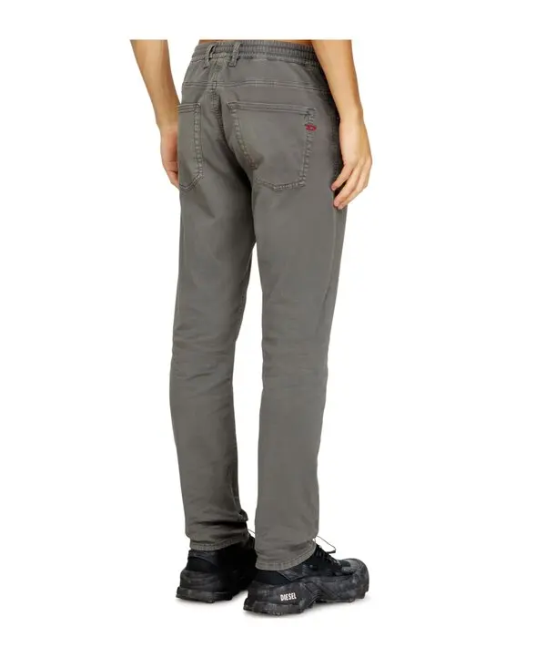 DIESEL® Mid-rise Tapered Leg Jeans With Zippered Fly - Grey
