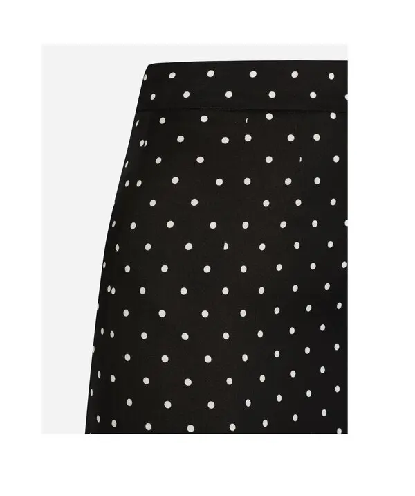 Dolce & Gabbana Polka Dot Pencil Skirt