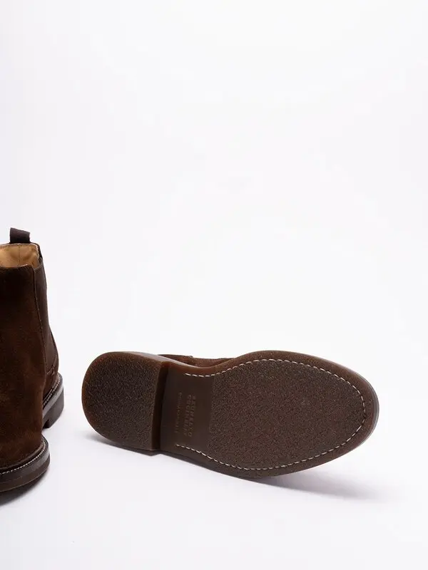 Brunello Cucinelli Suede Chelsea Ankle Boots