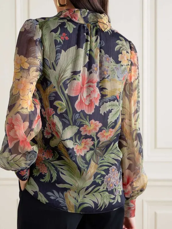 Etro Printed Silk Blouse