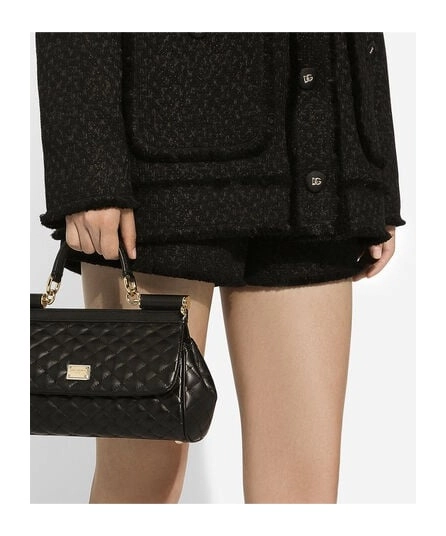 Dolce & Gabbana Dolce Gabbana Single-breasted Raschel Tweed Jacket