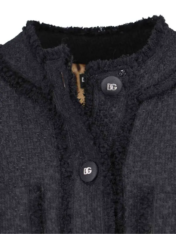 Dolce & Gabbana Single-breasted Raschel Tweed Jacket