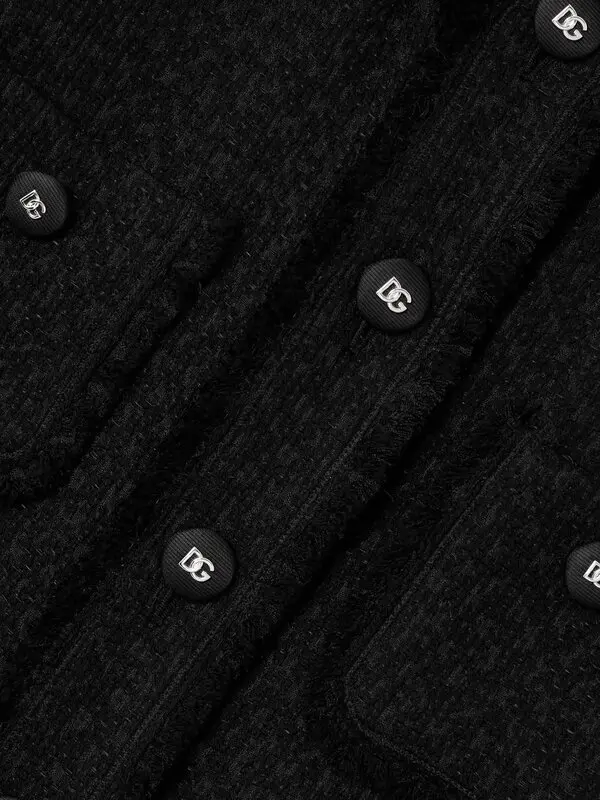 Dolce & Gabbana Single-breasted Raschel Tweed Jacket