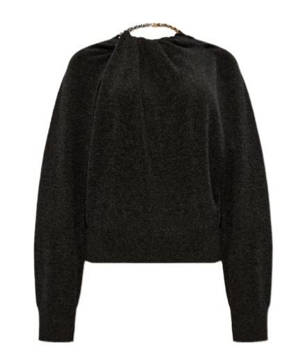 Stella McCartney Chain-link Detailed Jumper - Black
