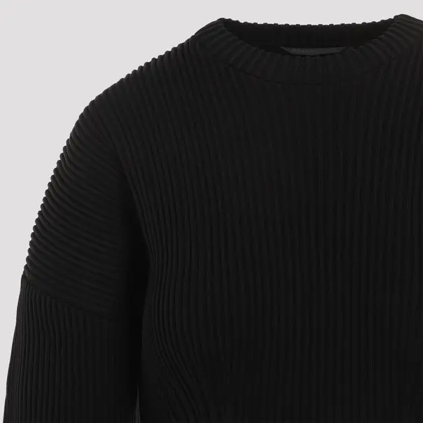 Balenciaga Hourglass Striped Dress - Black