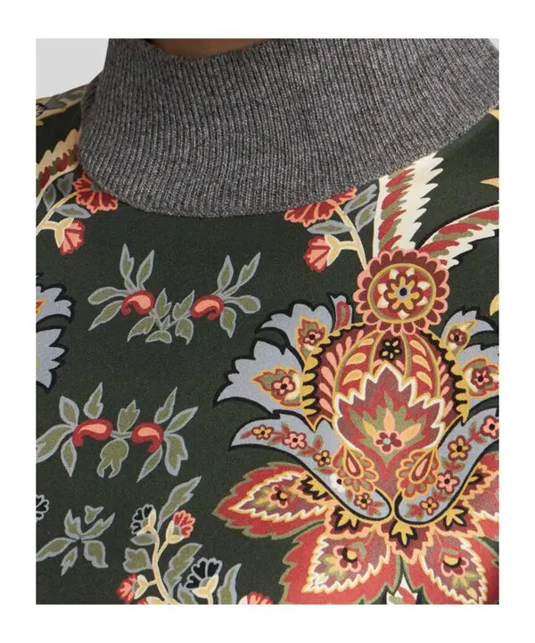 Etro Panelled Long-sleeve Shirt