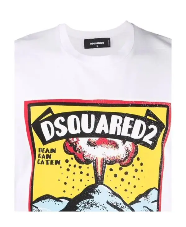 Dsquared2 Graphic-print Cotton T-shirt