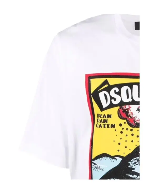 Dsquared2 Graphic-print Cotton T-shirt
