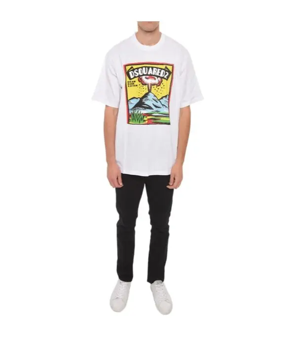 Dsquared2 Graphic-print Cotton T-shirt