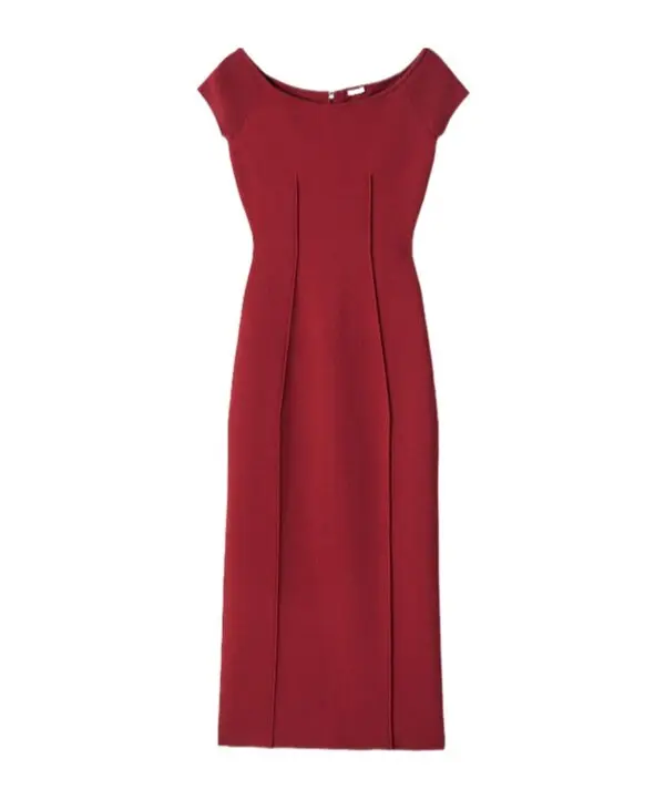 JOSEPH Cap Sleeve Fitted Dress