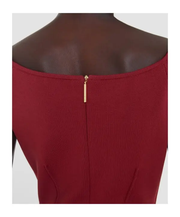 JOSEPH Cap Sleeve Fitted Dress