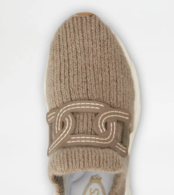TOD'S Kate Round-toe Knitted Sneakers - Altraversione