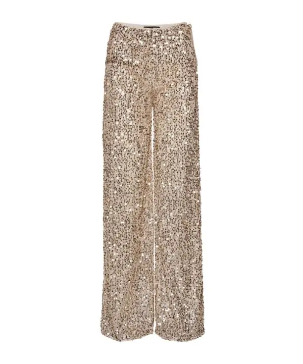 ROTATE BY BIRGER CHRISTENSEN Net Sequins Pants
