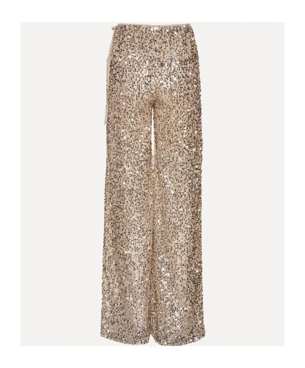 ROTATE BY BIRGER CHRISTENSEN Net Sequins Pants