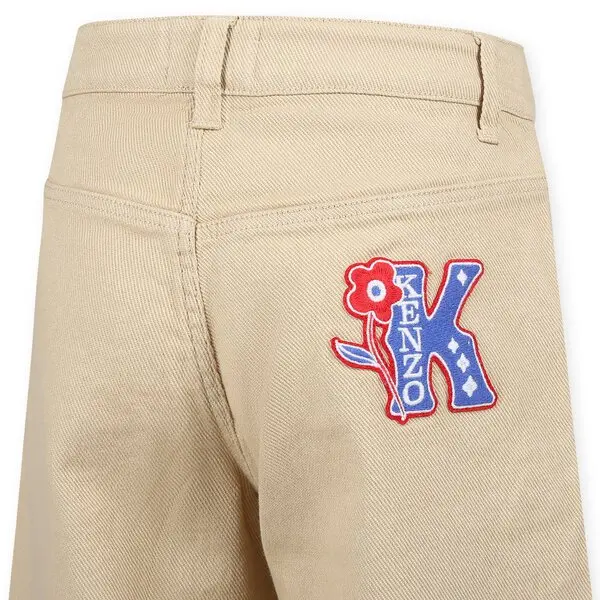 Kenzo Cotton Twill Trousers