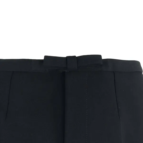 Red Valentino Bow Detail Bell-bottom Pants