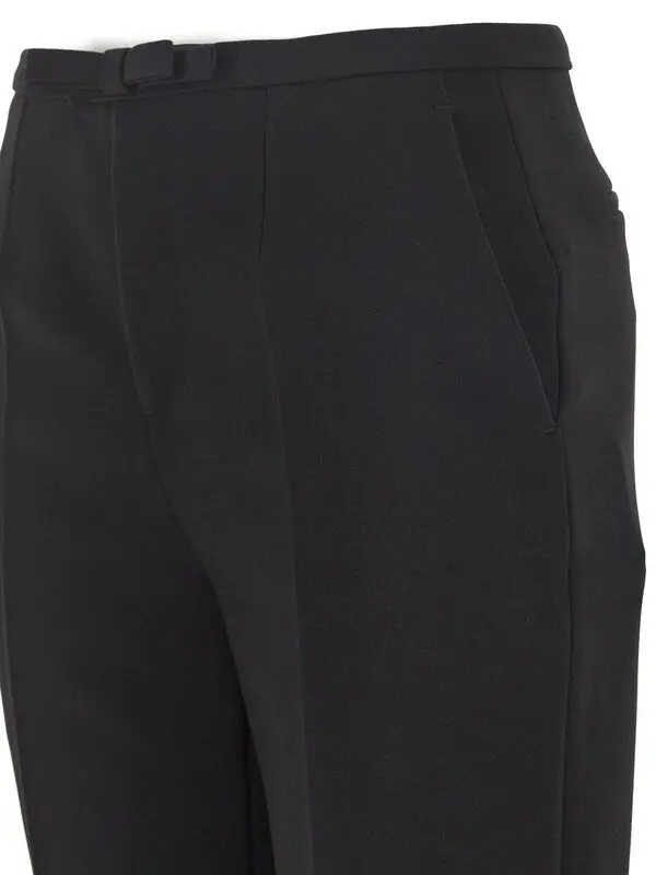Red Valentino Bow Detail Bell-bottom Pants