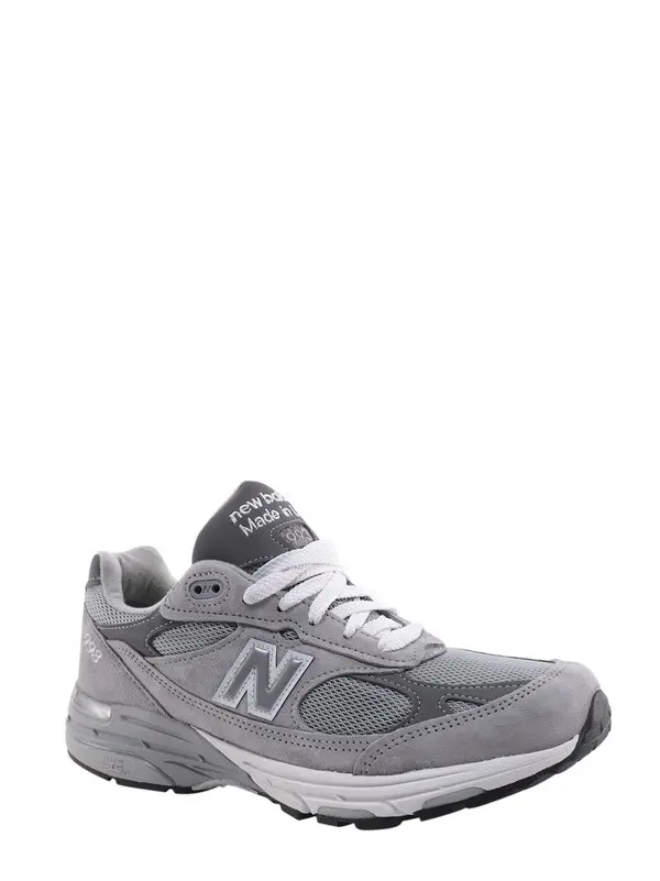 NEW BALANCE 993 Core Lace-up Sneakers - Gray