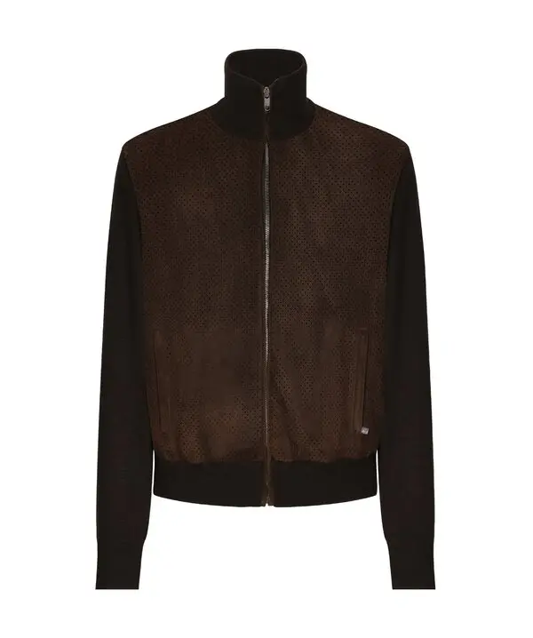 Dolce & Gabbana Dolce Gabbana High Neck Zipped Jacket