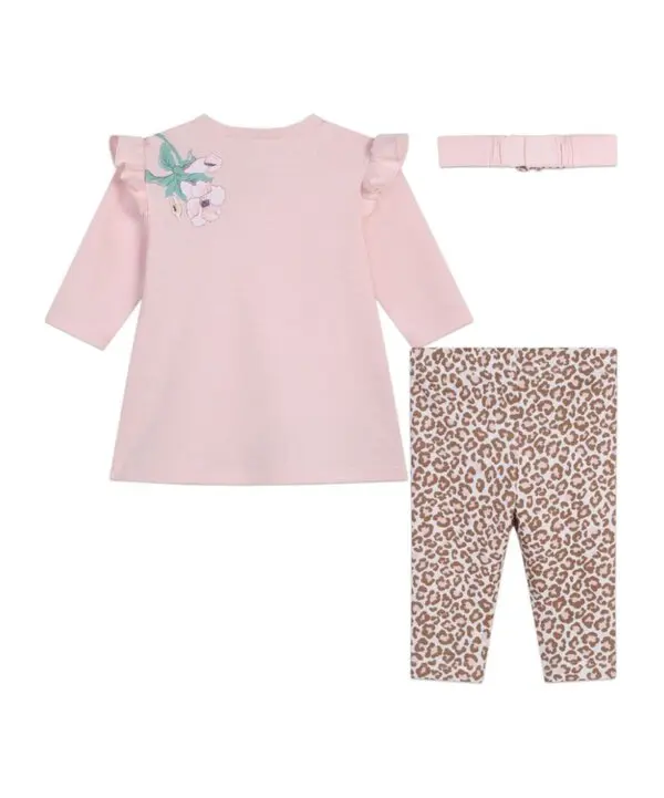 Kenzo Jersey Dress And Leggings Set With Headscarf