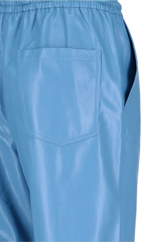 Nanushka Faux-leather Drawstring Waist Trousers